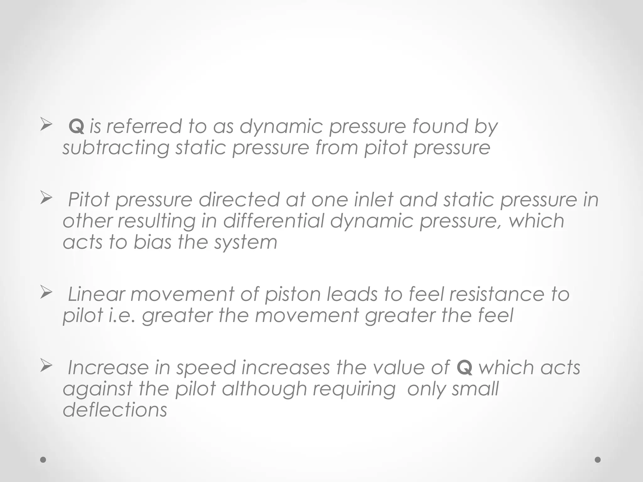 Artificial Feel in aircrafts | PPT