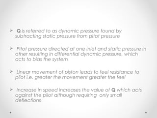 Artificial Feel in aircrafts | PPT