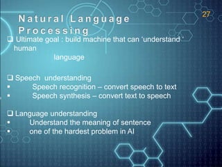 Artifical intelligence-NIT Kurukshetra | PPTX