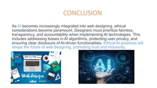 Artificial iintelligence : shaping the future of web design | PPT