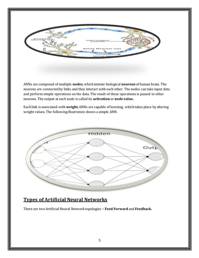 Artifical neural networks | DOCX | Internet | Computing