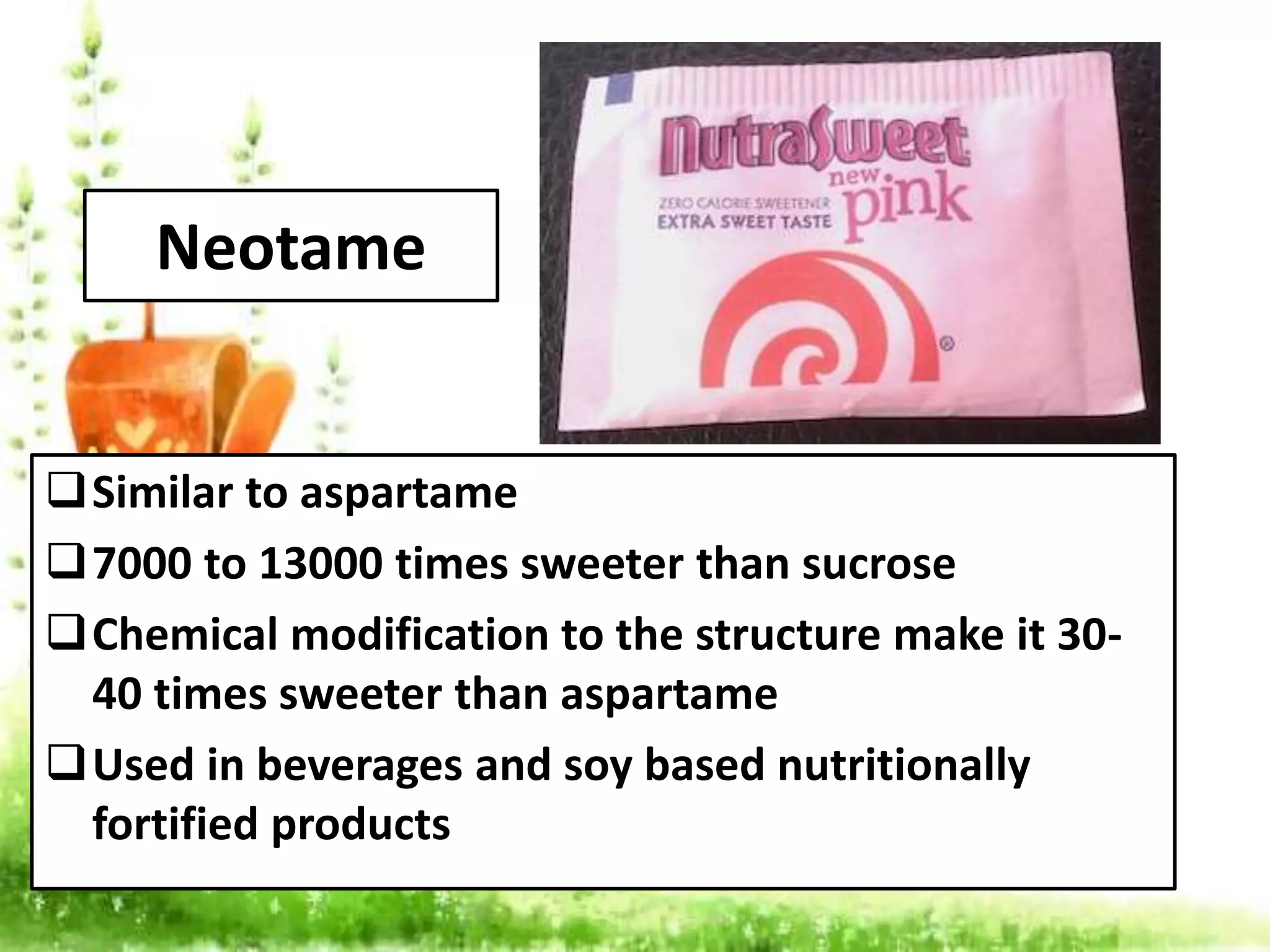 Artificial sweetener | PPTX