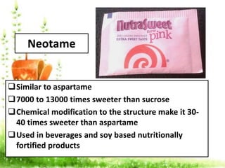 Artificial sweetener | PPTX
