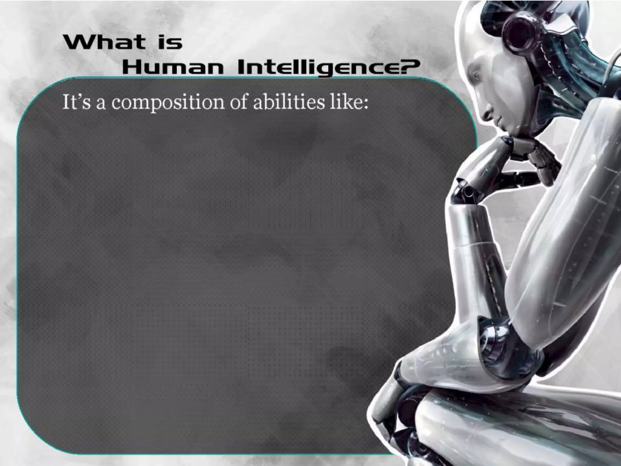 Artificial Intelligence (AI): All you need to know | PPT