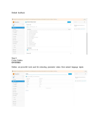 Artificial intelligence chatbot Report | PDF