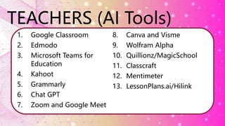 ARTIFICIAL INTELLIGENCE in Education.pptx