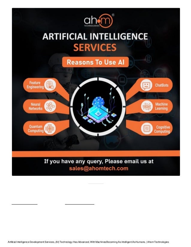 Artificial Intelligence Development Services AI | PDF | Technology Industry | Industries