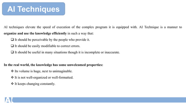 An Overview of Artificial intelligence (Part 1) | PPT