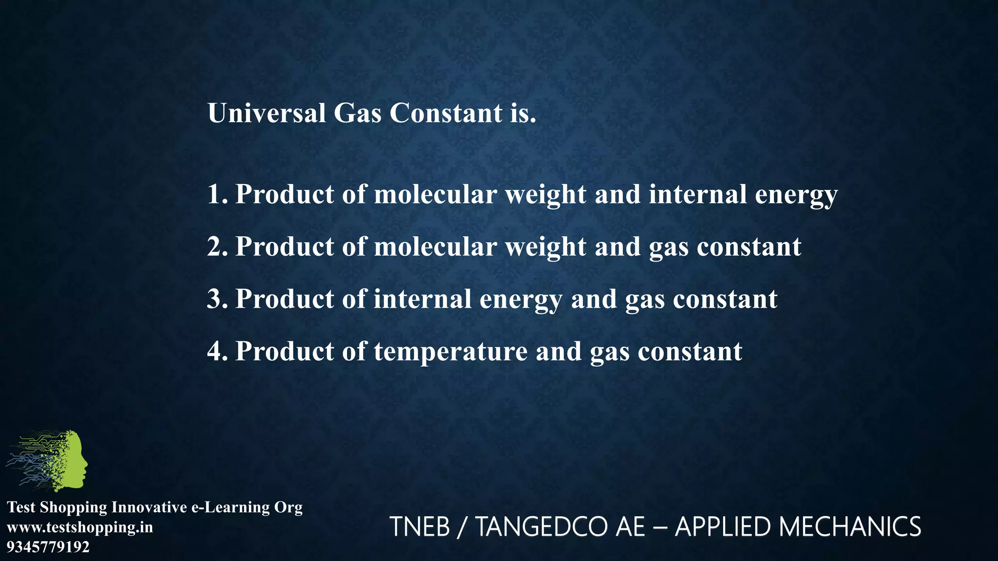 TNEB AE Applied Mechanics Practice Question Part 2 | PPT