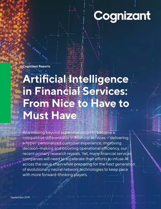 Artificial Intelligence in Financial Services: From Nice to Have to ...