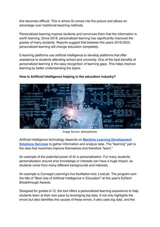 Artificial intelligence is transforming education | PDF