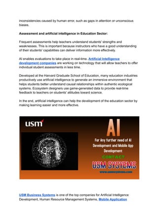 Artificial intelligence is transforming education | PDF