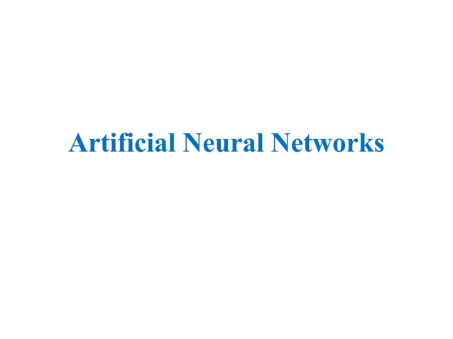 ARTIFICIAL-NEURAL-NETWORKMACHINELEARNING | PDF