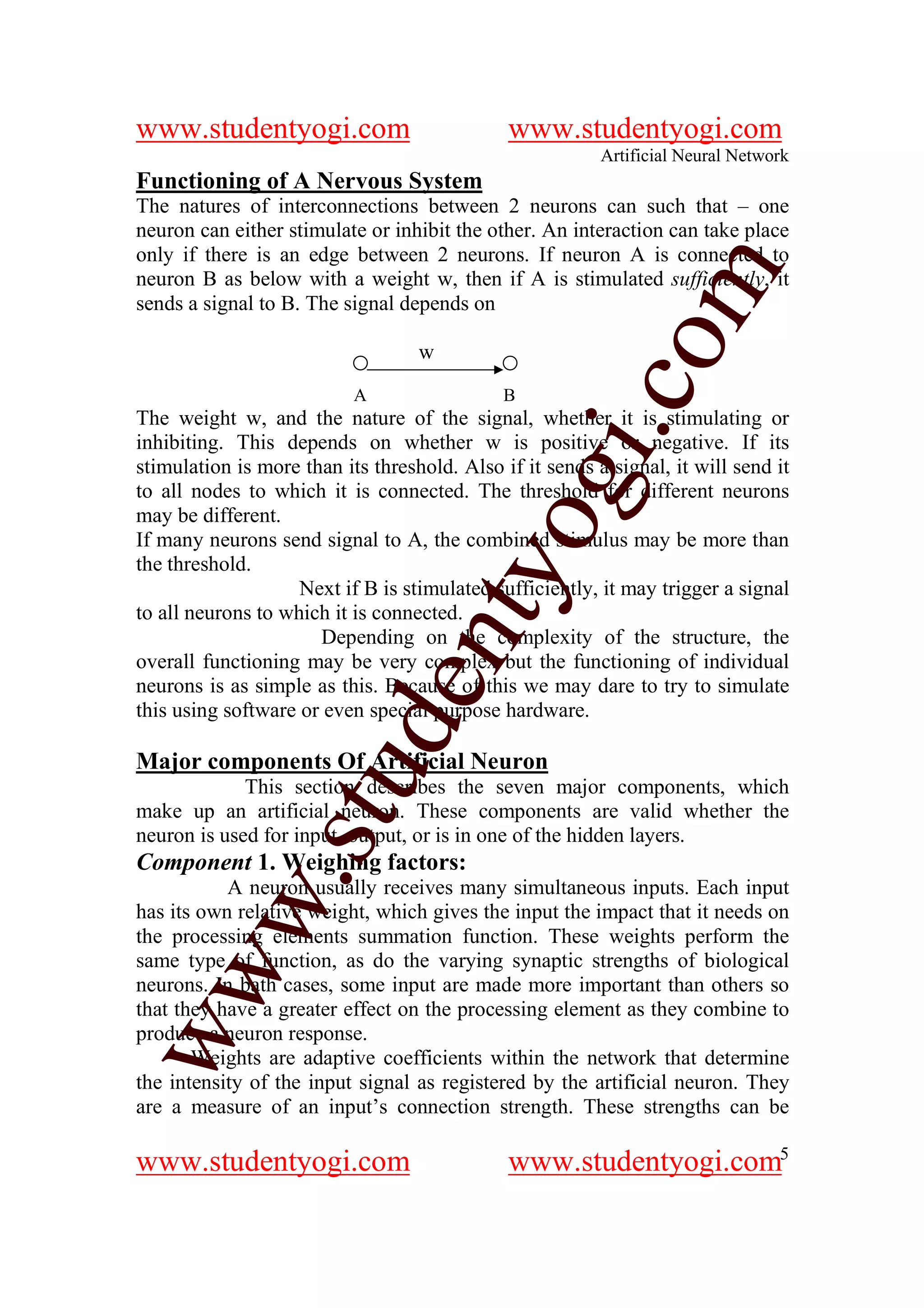 Artificial Neural Network Paper Presentation | PDF