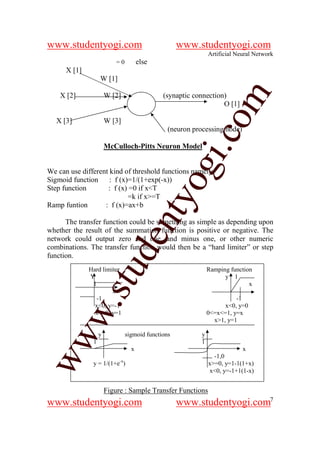 Artificial Neural Network Paper Presentation | PDF