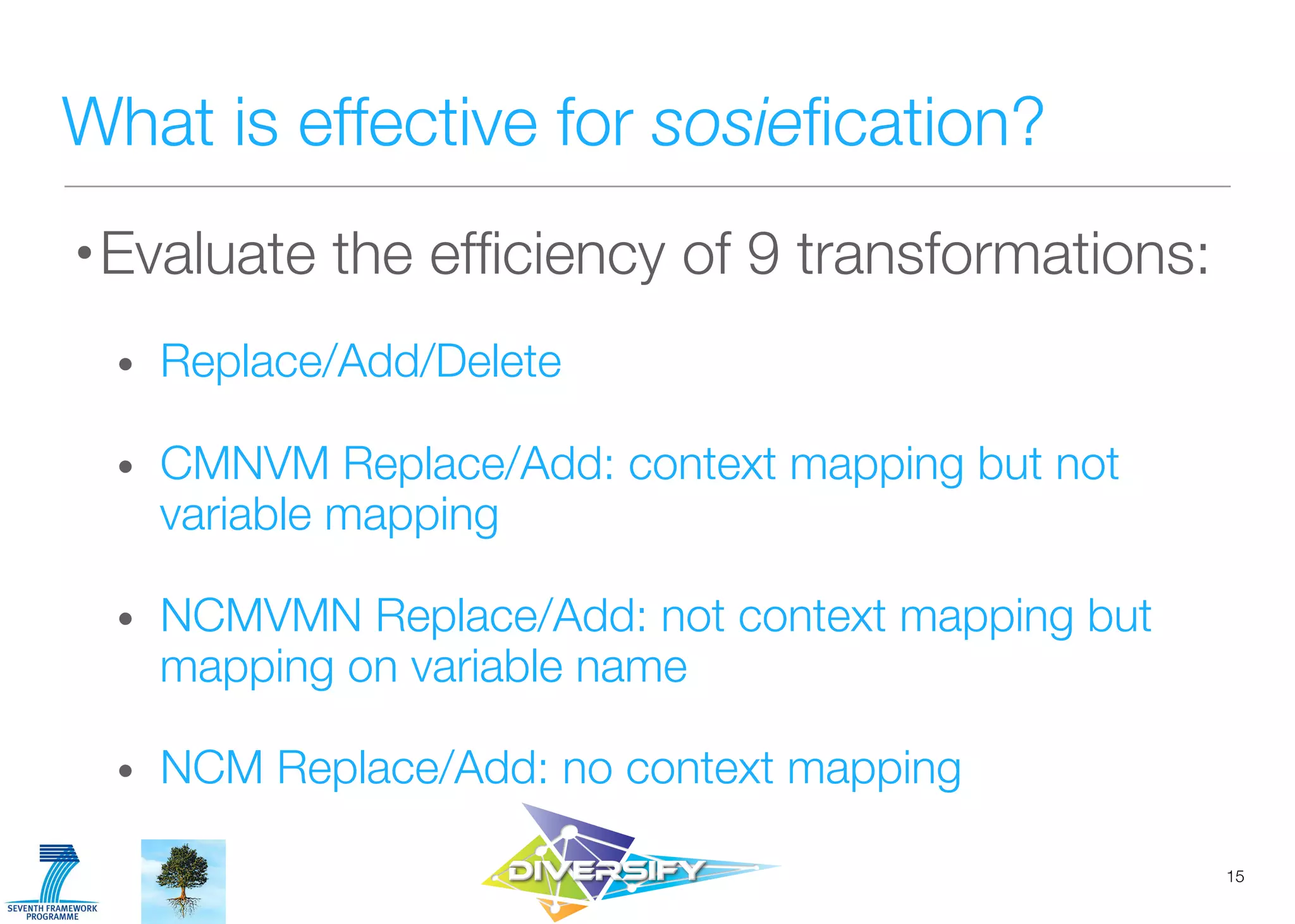 Artificial software diversity: automatic synthesis of program sosies | PDF