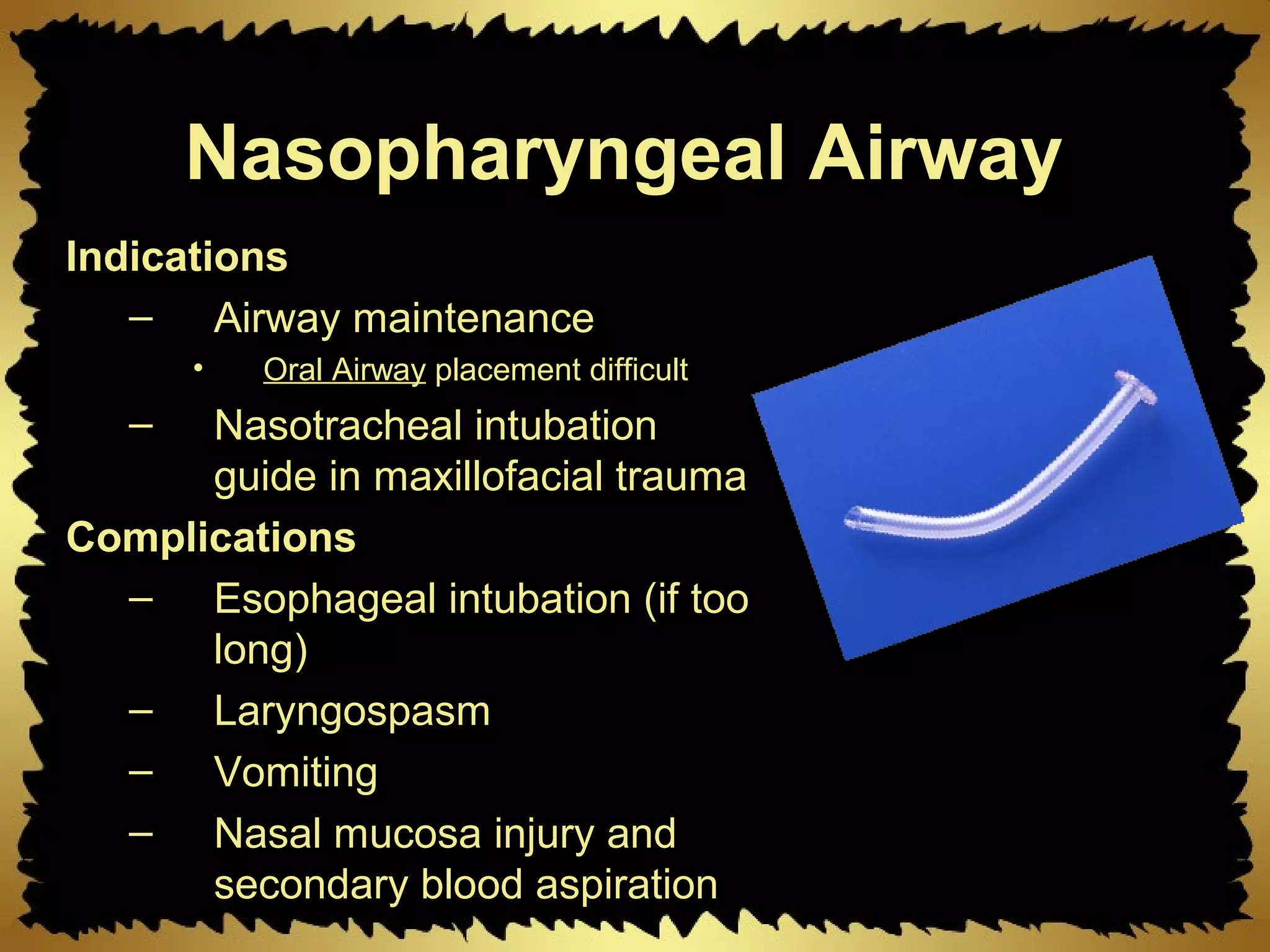 Artificial airways | PPT