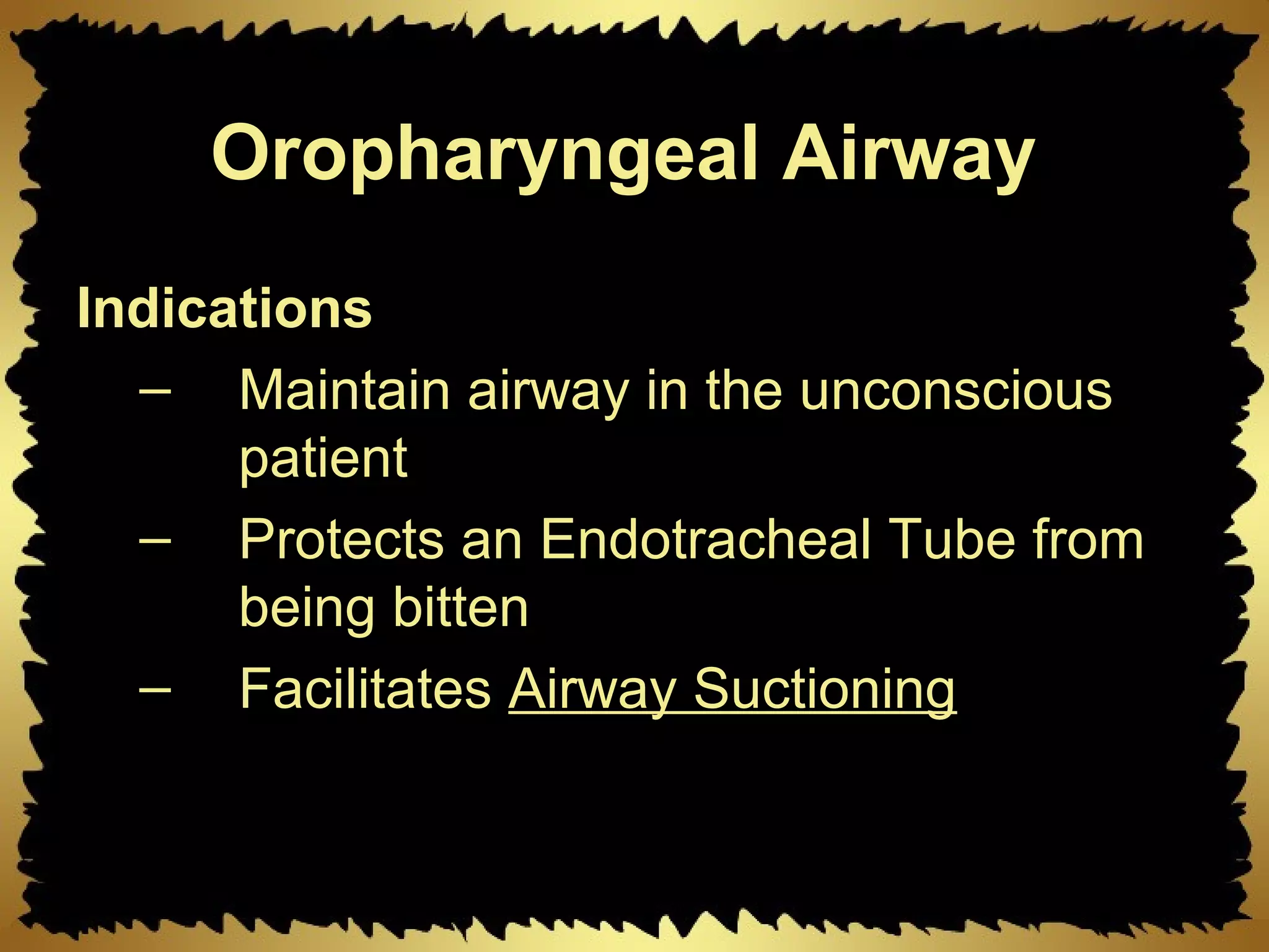 Artificial airways | PPT