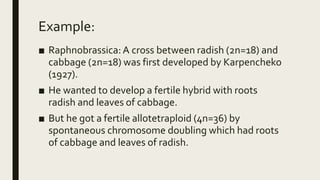 Artificial Allopolyploid & Colchicine Treatment.pptx