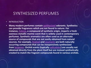 Artificial and perfumes flavors.pptx