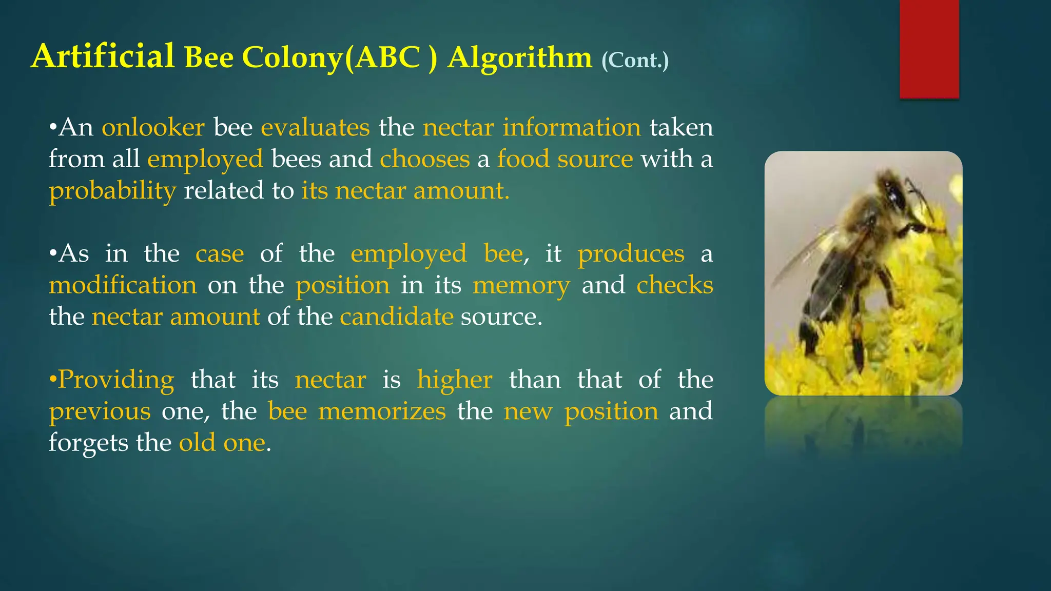 Artificial Bee Colony Abc Swarm Intelligence Ppt 