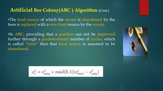 Artificial Bee Colony (ABC) (Swarm Intelligence) | PPT