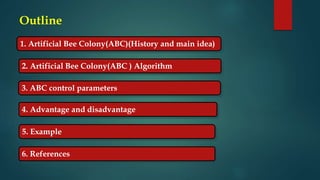 Artificial Bee Colony (ABC) (Swarm Intelligence) | PPT