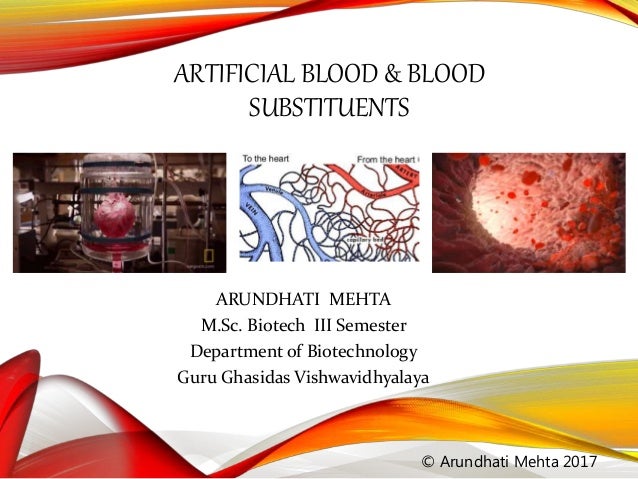 Artificial blood