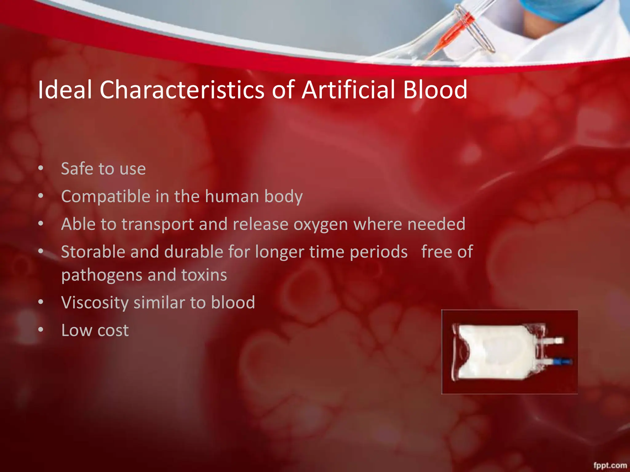 ARTIFICIAL BLOOD presentation to to.pptx