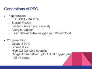Artificial blood - PFC & HBOC | PPTX