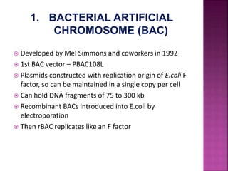 Artificial chromosomes | PPTX