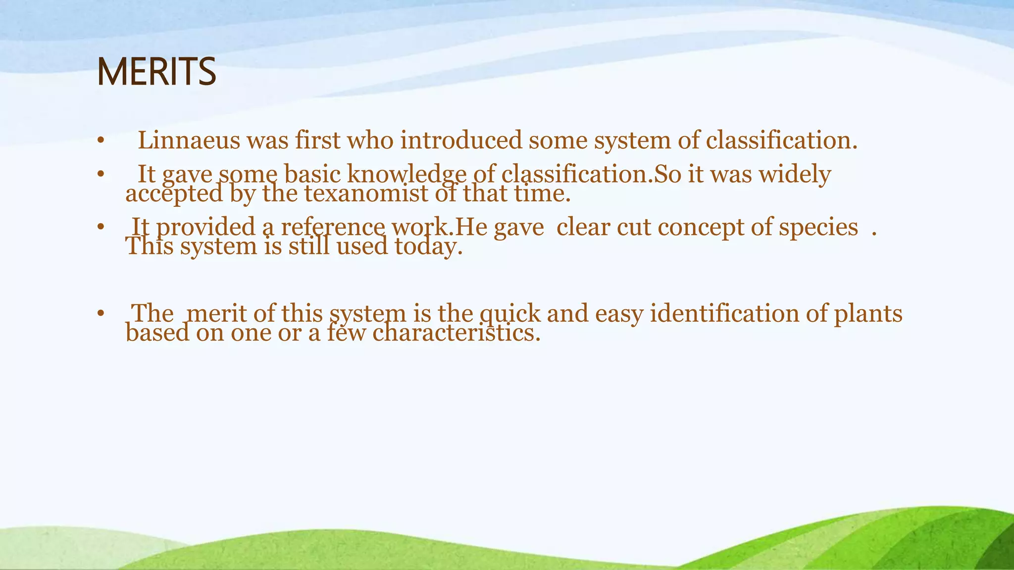 Artificial classification system | PPTX