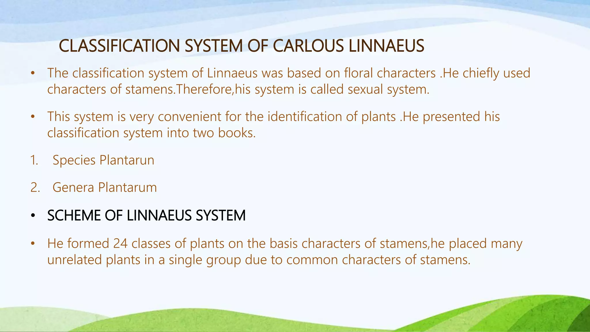 Artificial classification system | PPTX