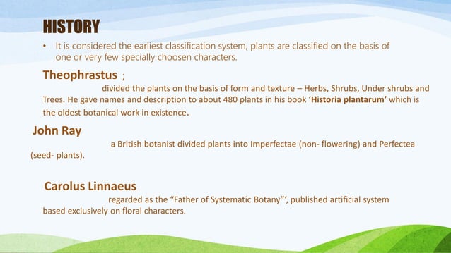 Artificial classification system | PPT