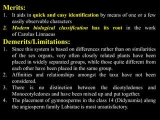 Artificial classification system- Carolus Linneaus | PPT