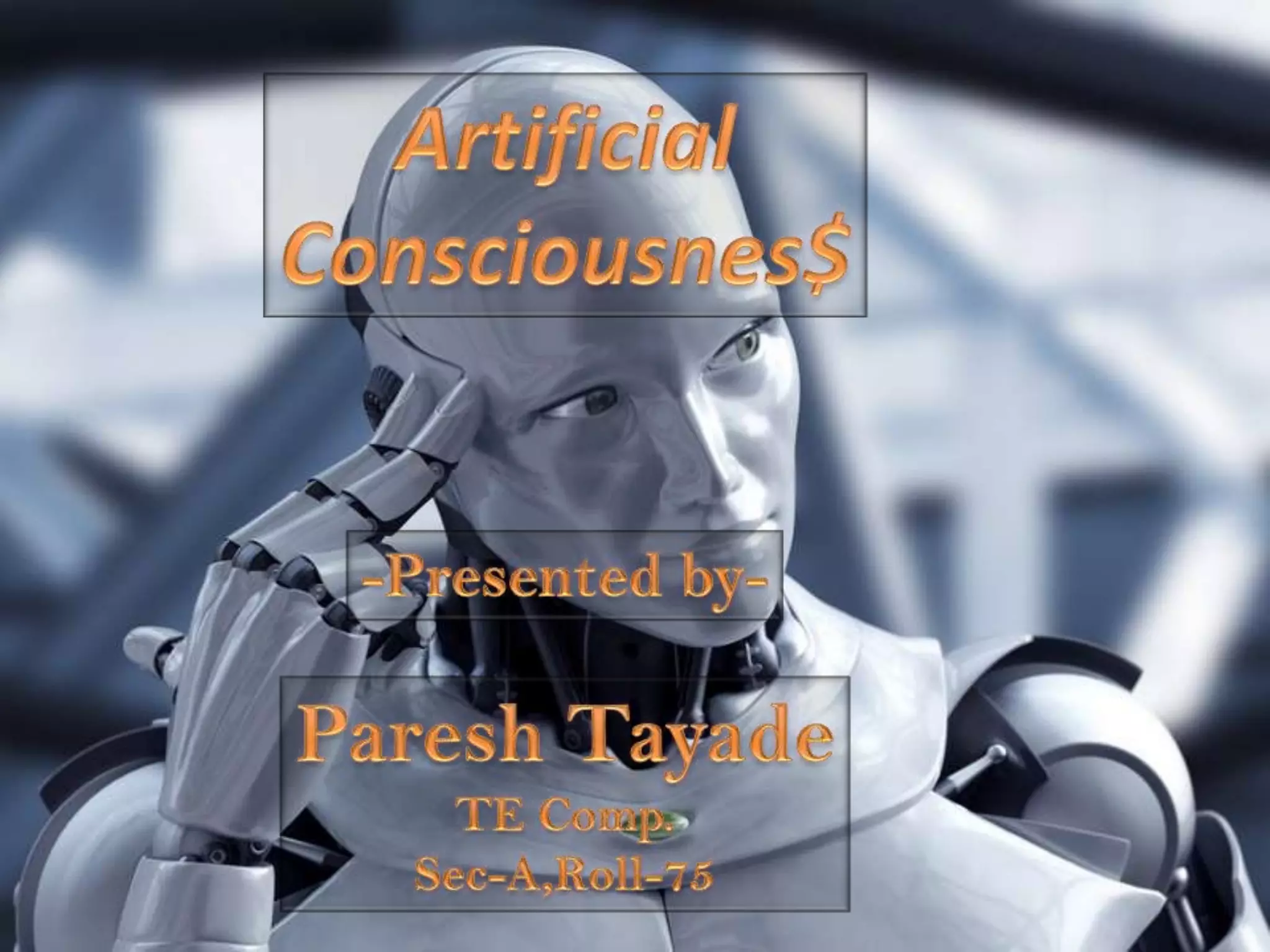 Artificial Consciousness | PPSX