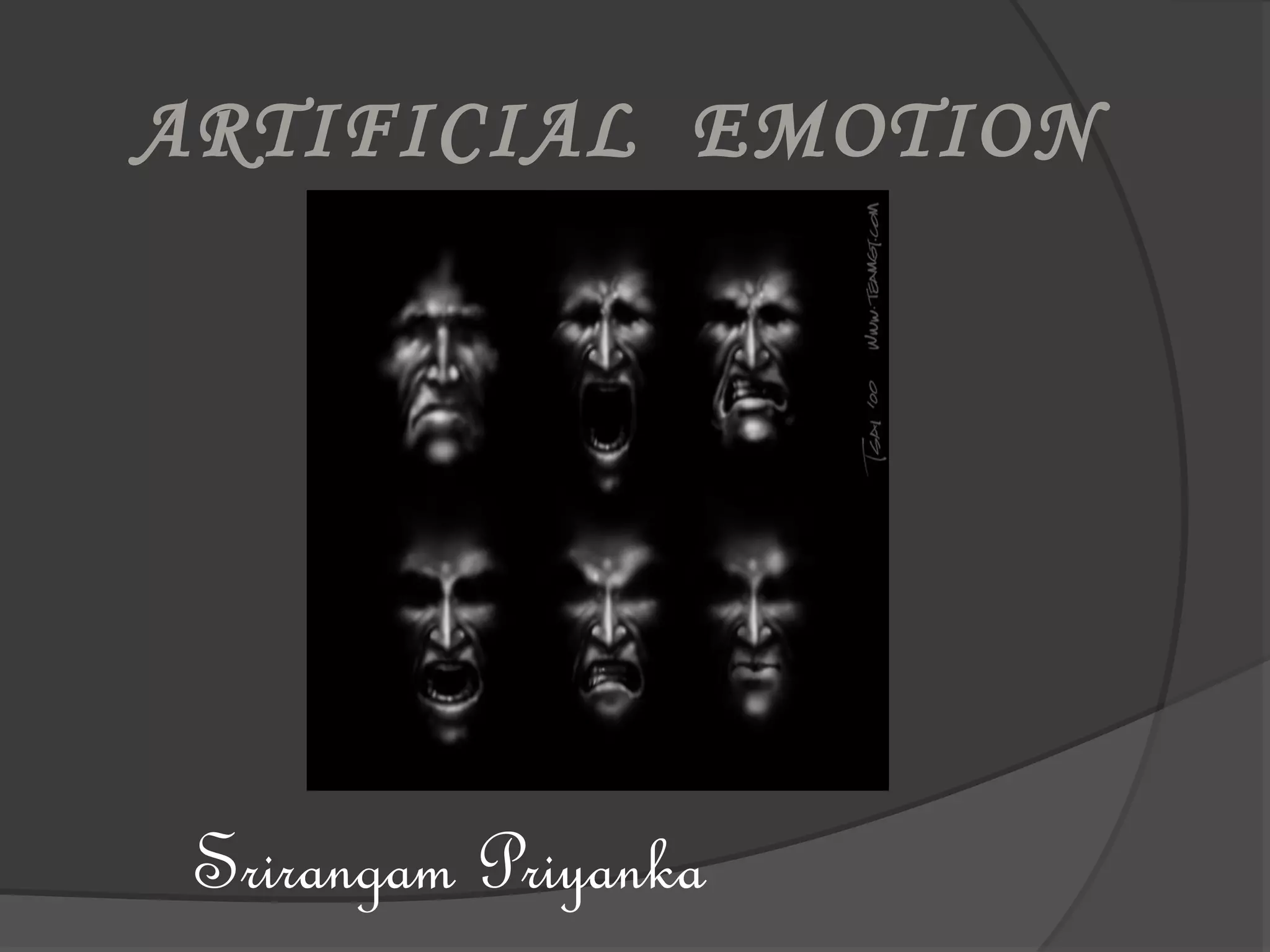 Artificial emotion engine (1) | PPT