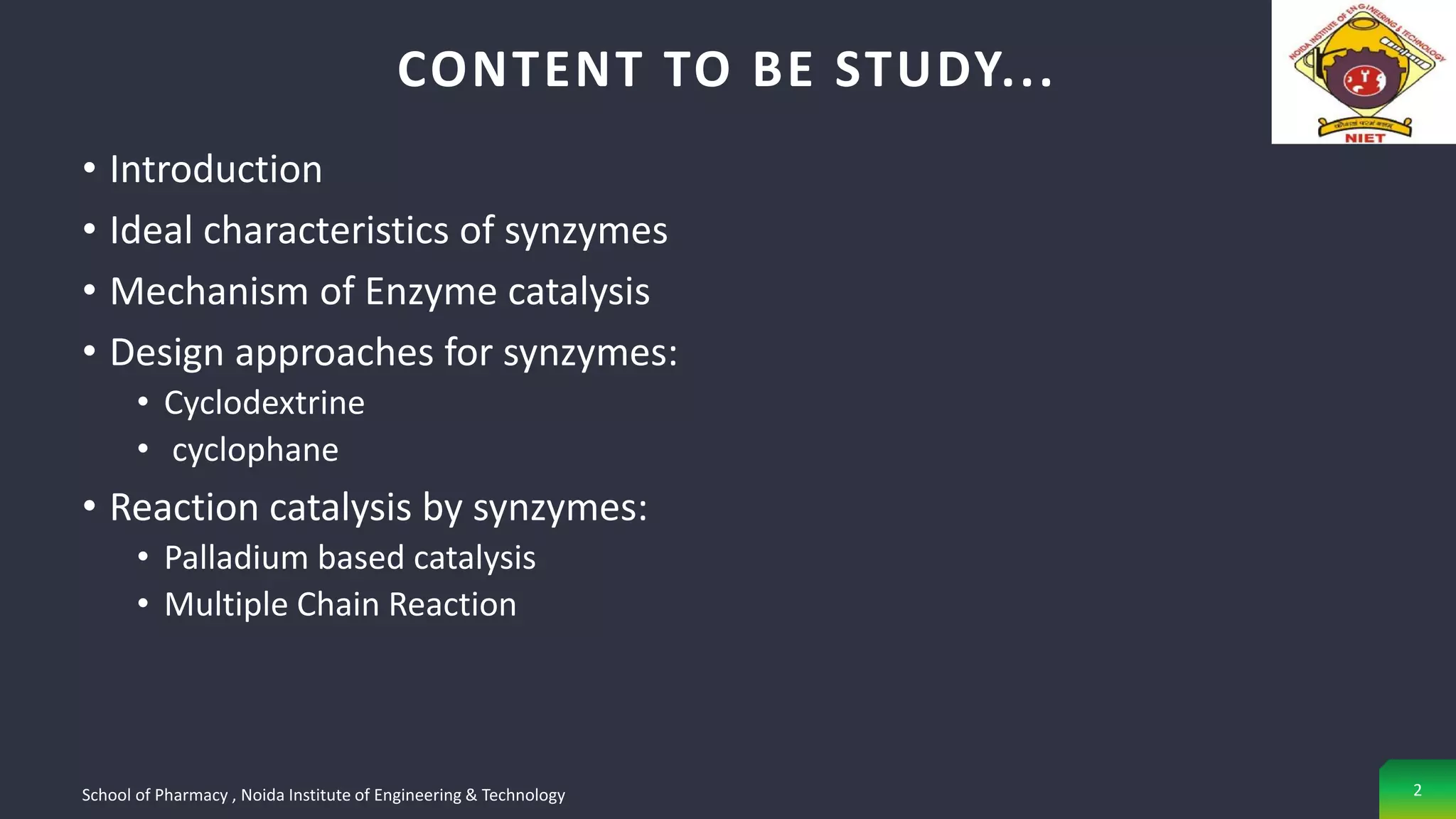 Artificial enzymes | PPTX