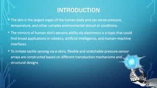 Artificial e skin | PPT
