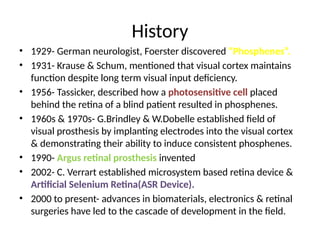 artificial eye ( bionic eye, MARC, epiretinal prosthesis, etc.).pptx
