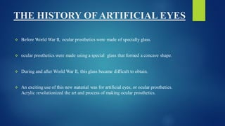 artificial eye ppt. | PDF