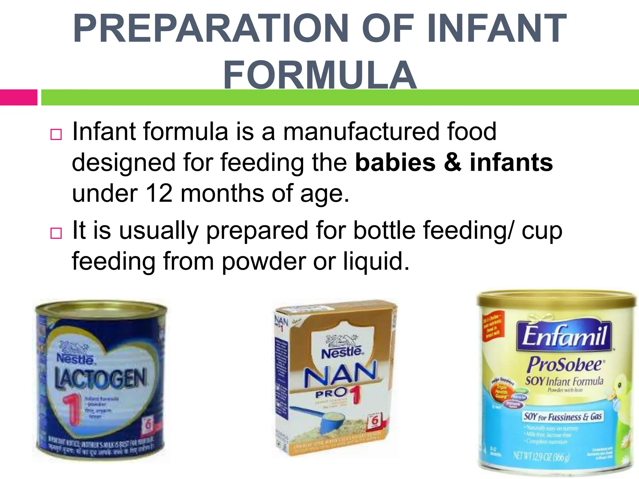 ARTIFICIAL FEEDING (2) child health nursing | PPTX