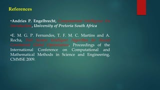 Artificial Fish Swarm Algorithm (Swarm Intelligence) | PPTX | Computing | Technology & Computing