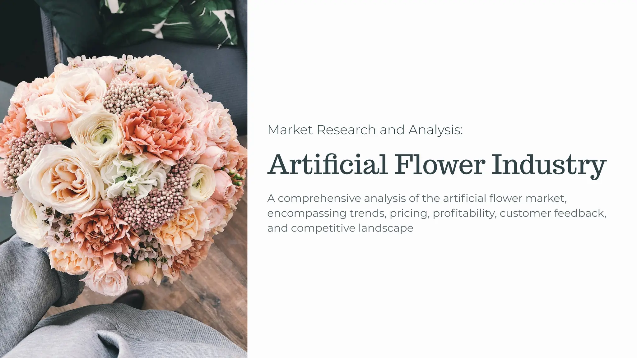 Market Analysis: Artificial Flower Industry | PDF