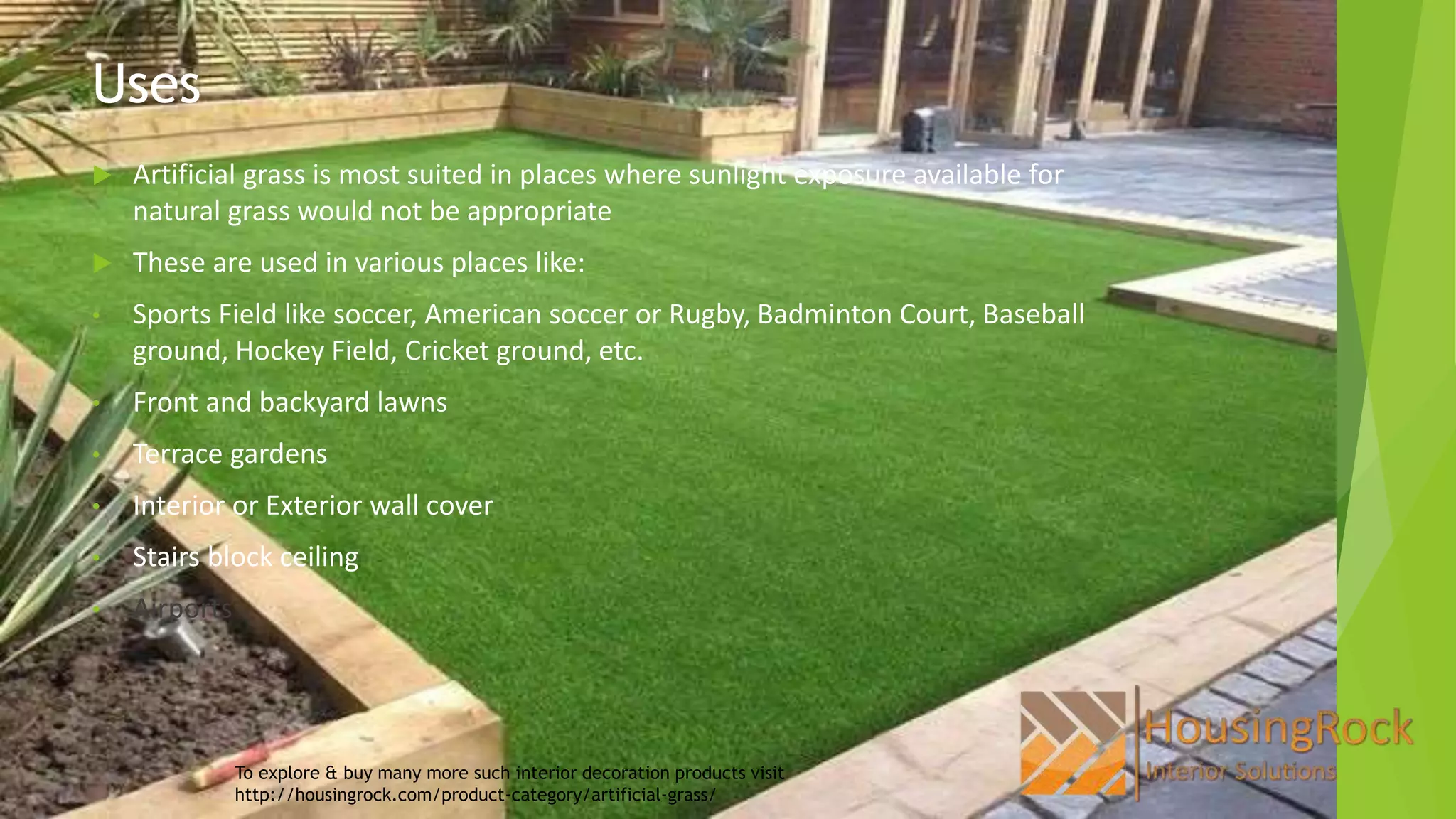 Artificial grass ppt | PPTX