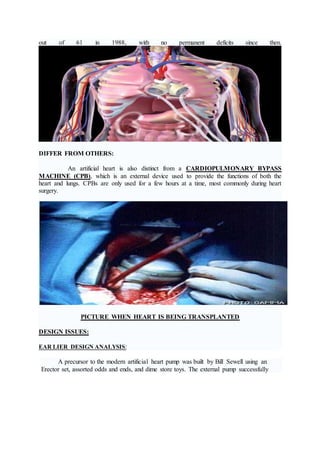 Artificial heart | PDF