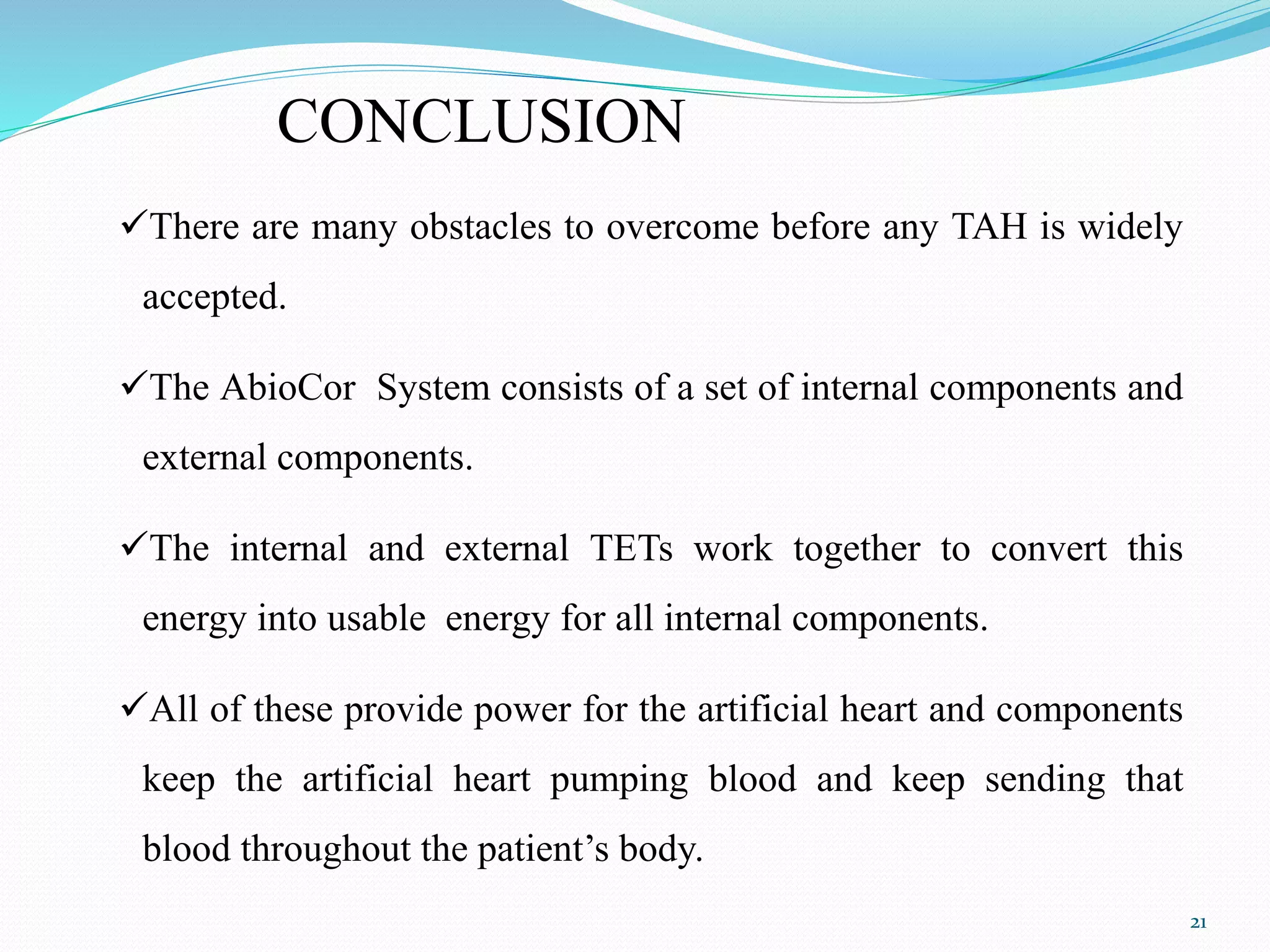 Artificial heart ppt | PPTX