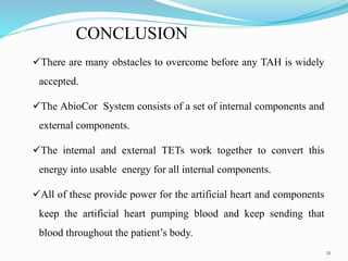 Artificial heart ppt | PPTX