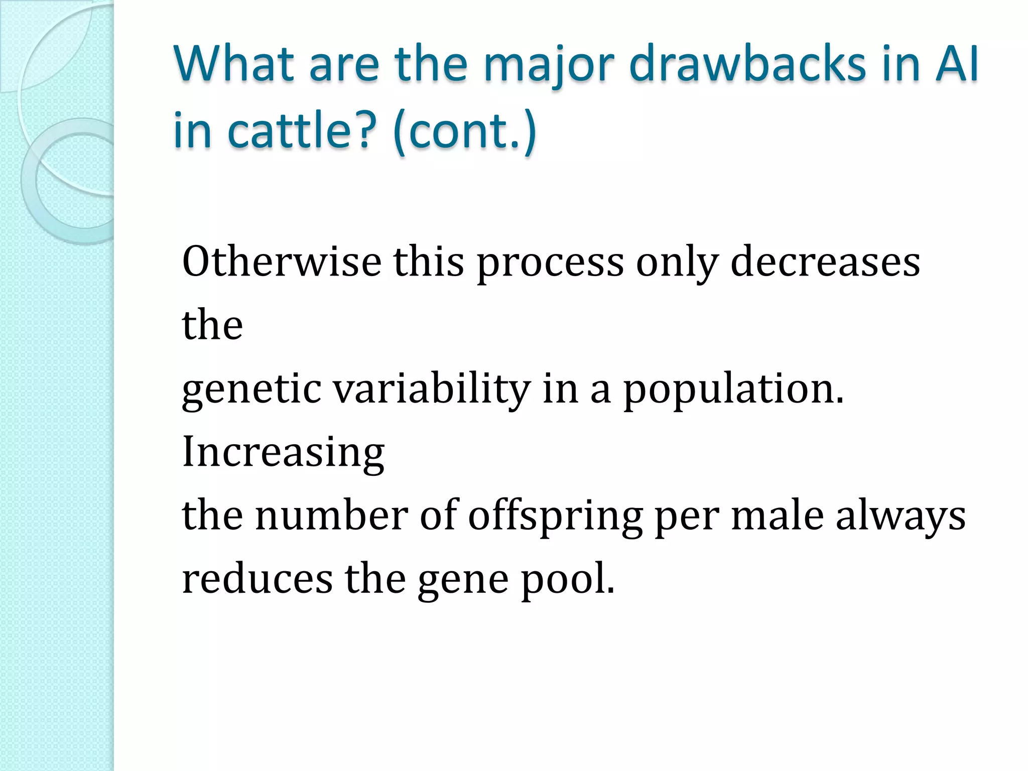 Artificial insemination in cattle | PPTX