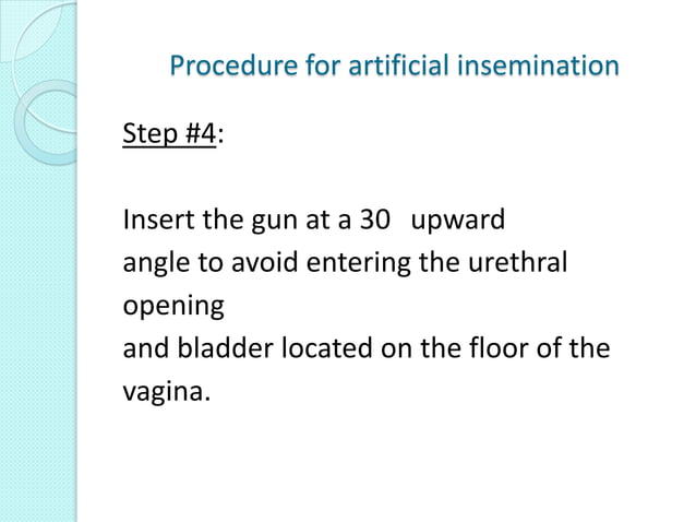 Artificial insemination in cattle | PPTX